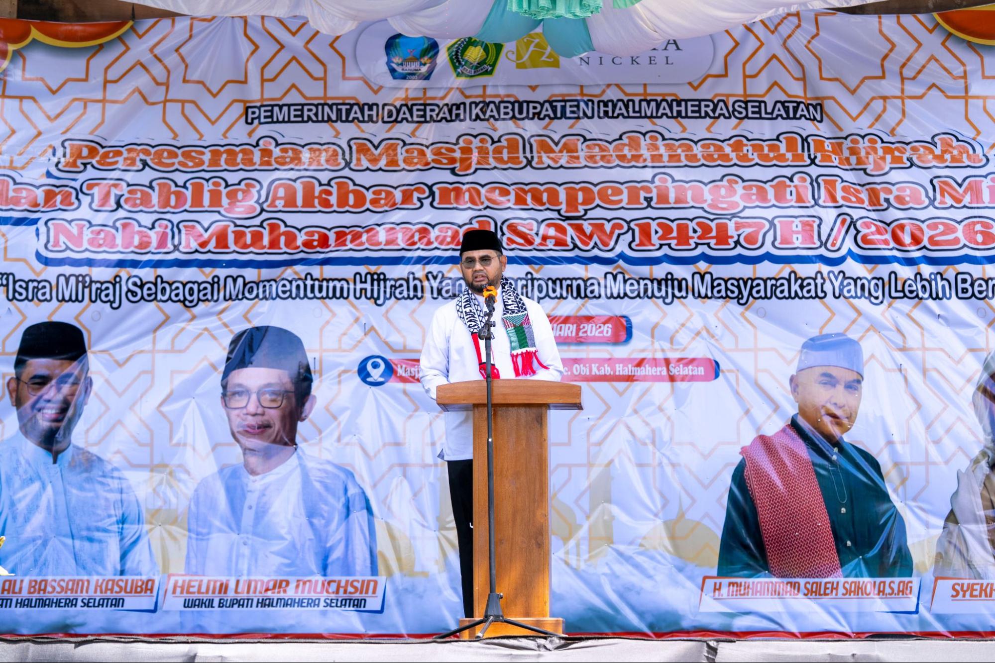 South Halmahera Regent Inaugurates Madinatul Hijrah Mosque in New ...